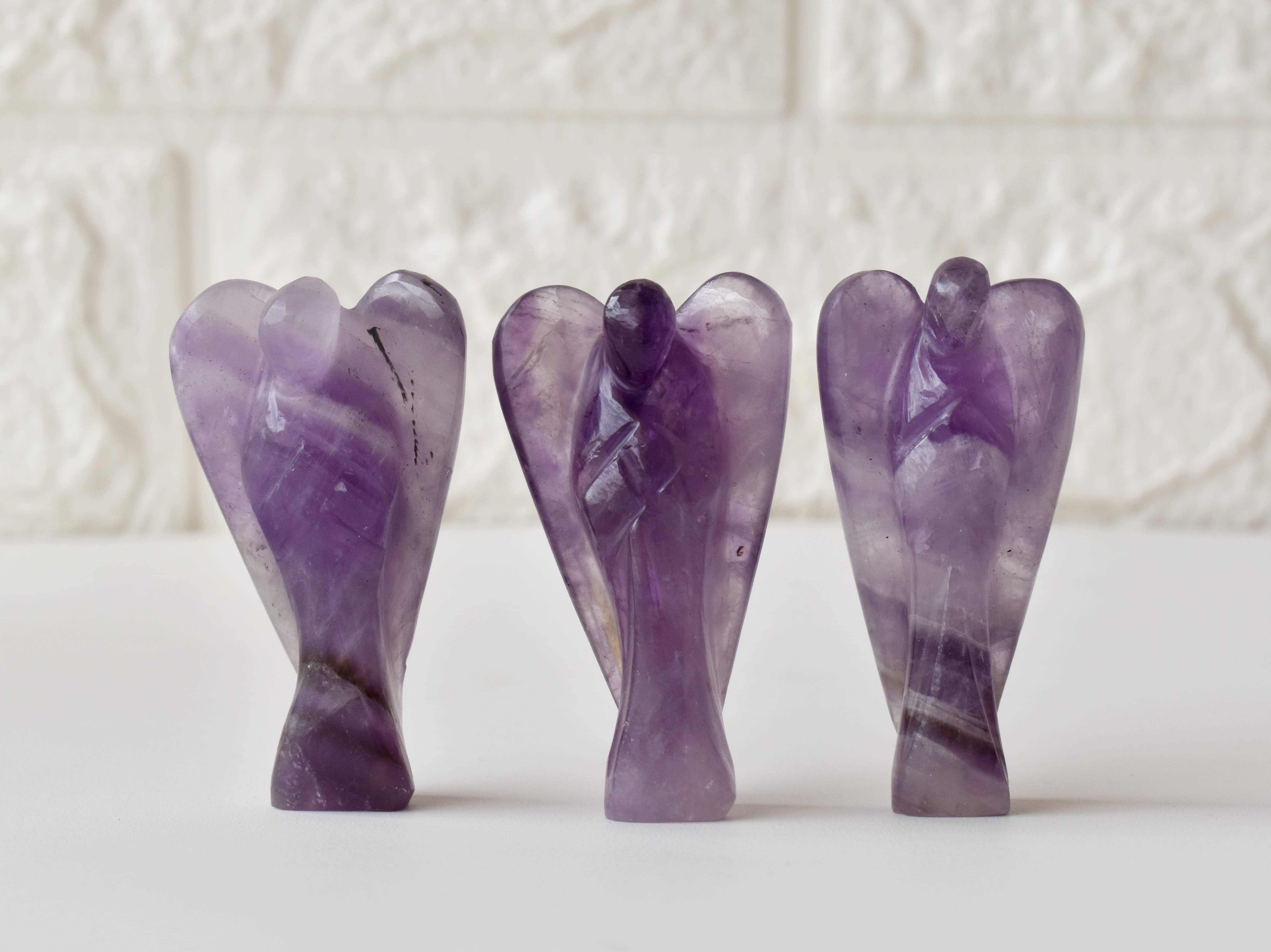 Amethyst Angel | Amethyst Angel Gemstone Statue- For Educations, Focus ...